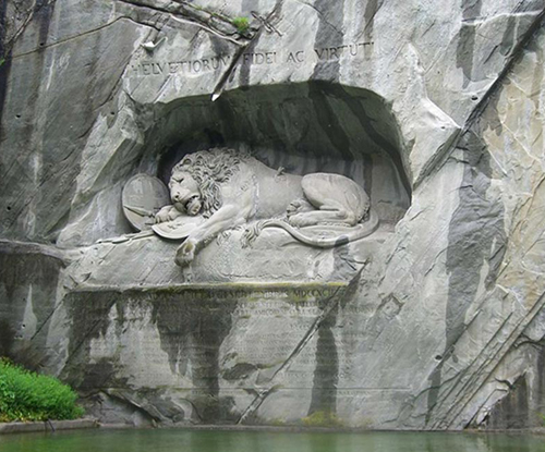 León de Lucerna de Thordvaldsen | La guía de Historia del Arte