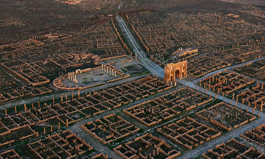 Restos de la ciudad romana de Timgad | La guía de Historia del Arte