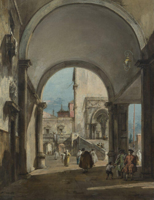 Capricho arquitectónico de Guardi | La guía de Historia del Arte